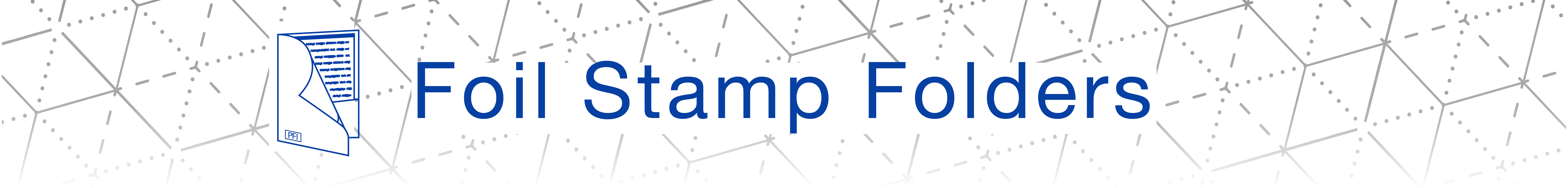 Foil Stamped Folders | Presentation Folder Printing